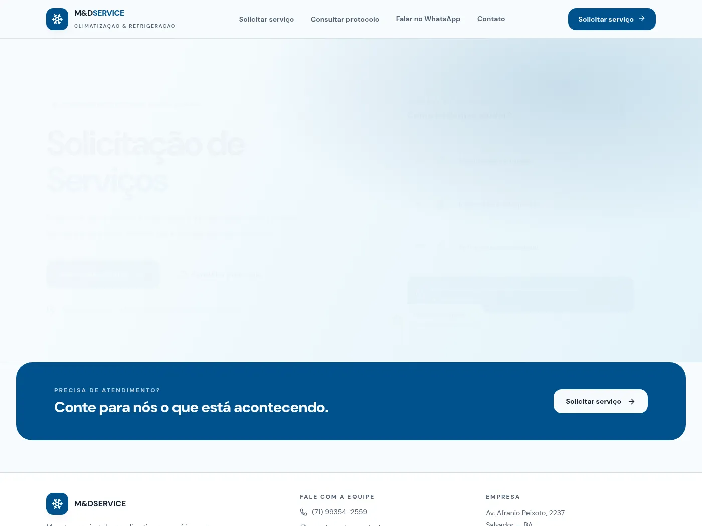 M&DSERVICE Atendimento Pro