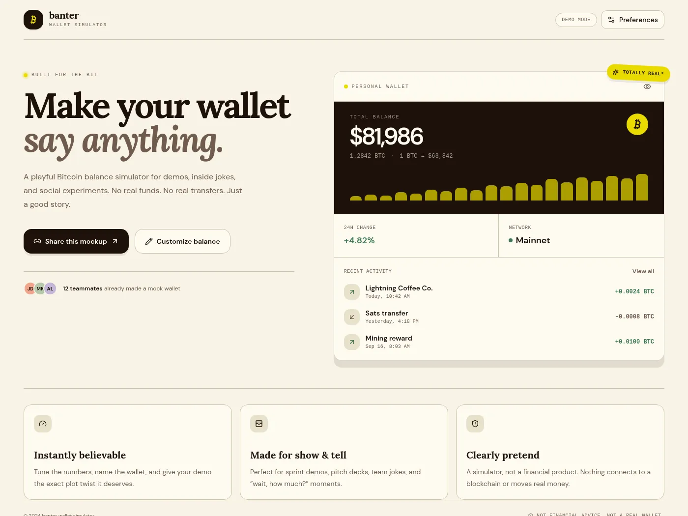 Bitcoin Wallet Prankster
