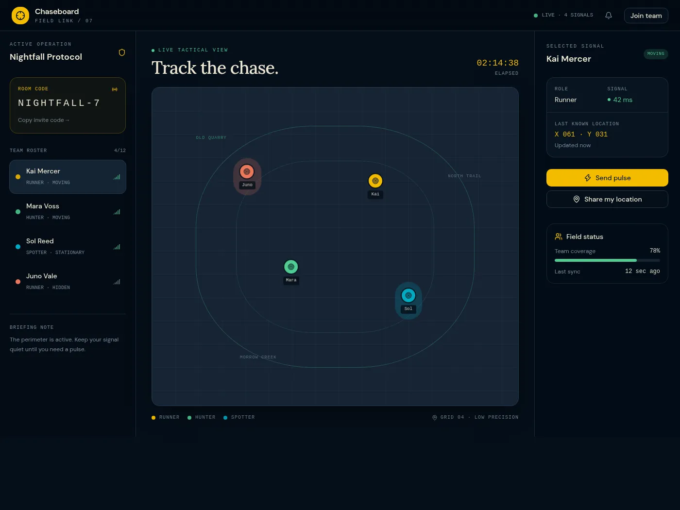 LARP Chase Tracker