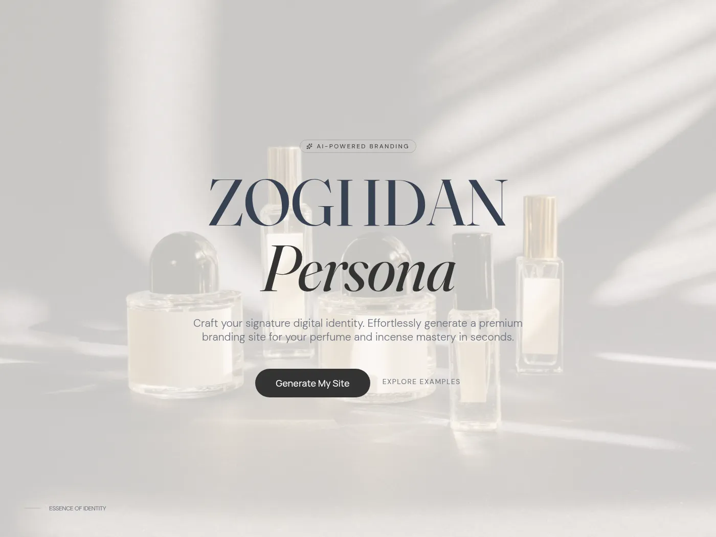 Perfume Persona Site Builder