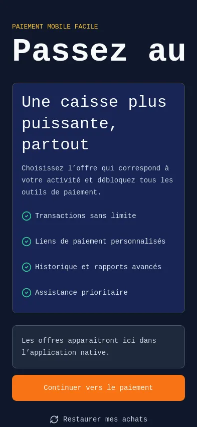 Paiement Mobile Facile