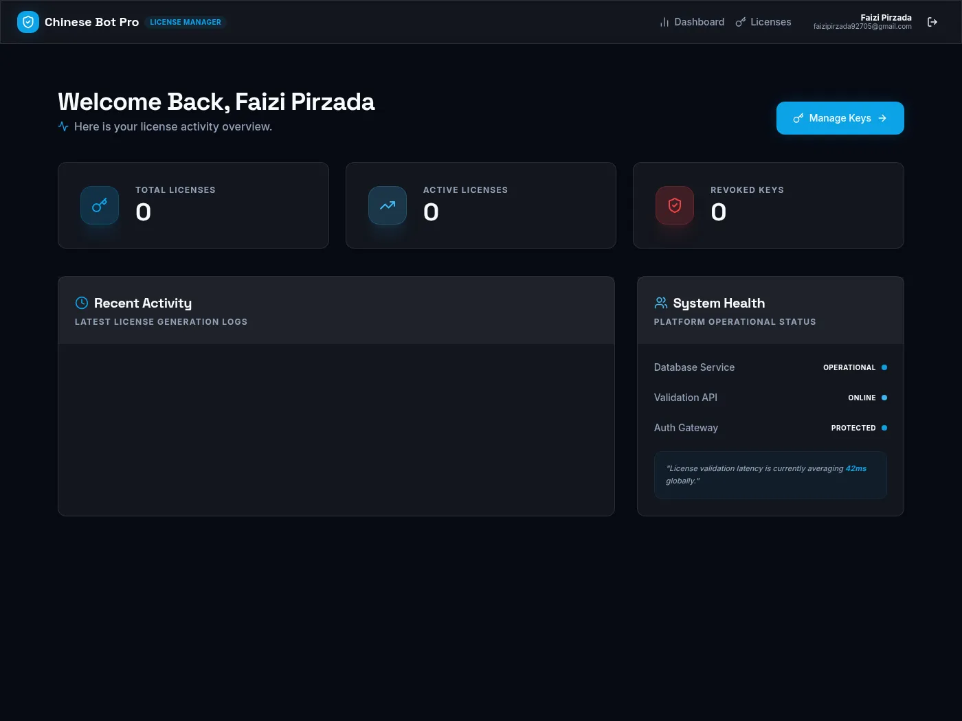 Chinese Bot Pro License