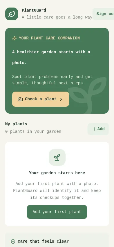 PlantGuard AI Mobile
