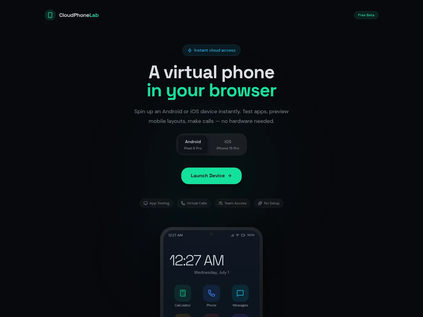 CloudPhone Lab