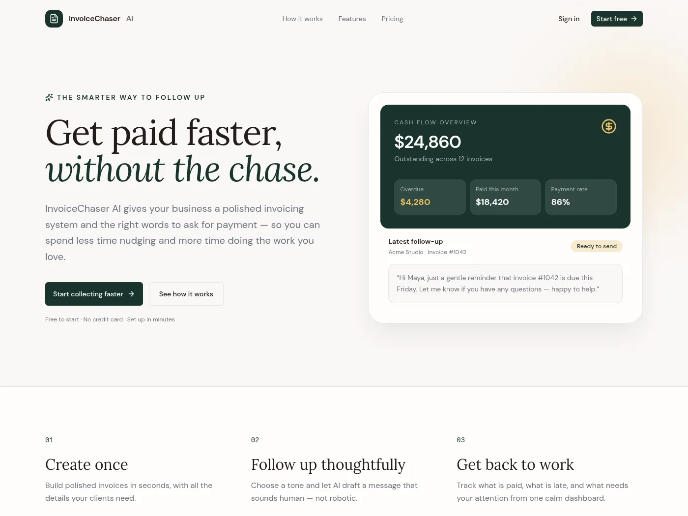 InvoiceChaser AI