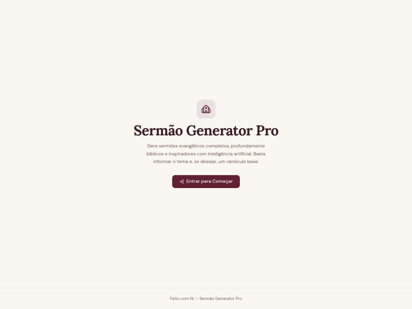 Sermão Generator Pro