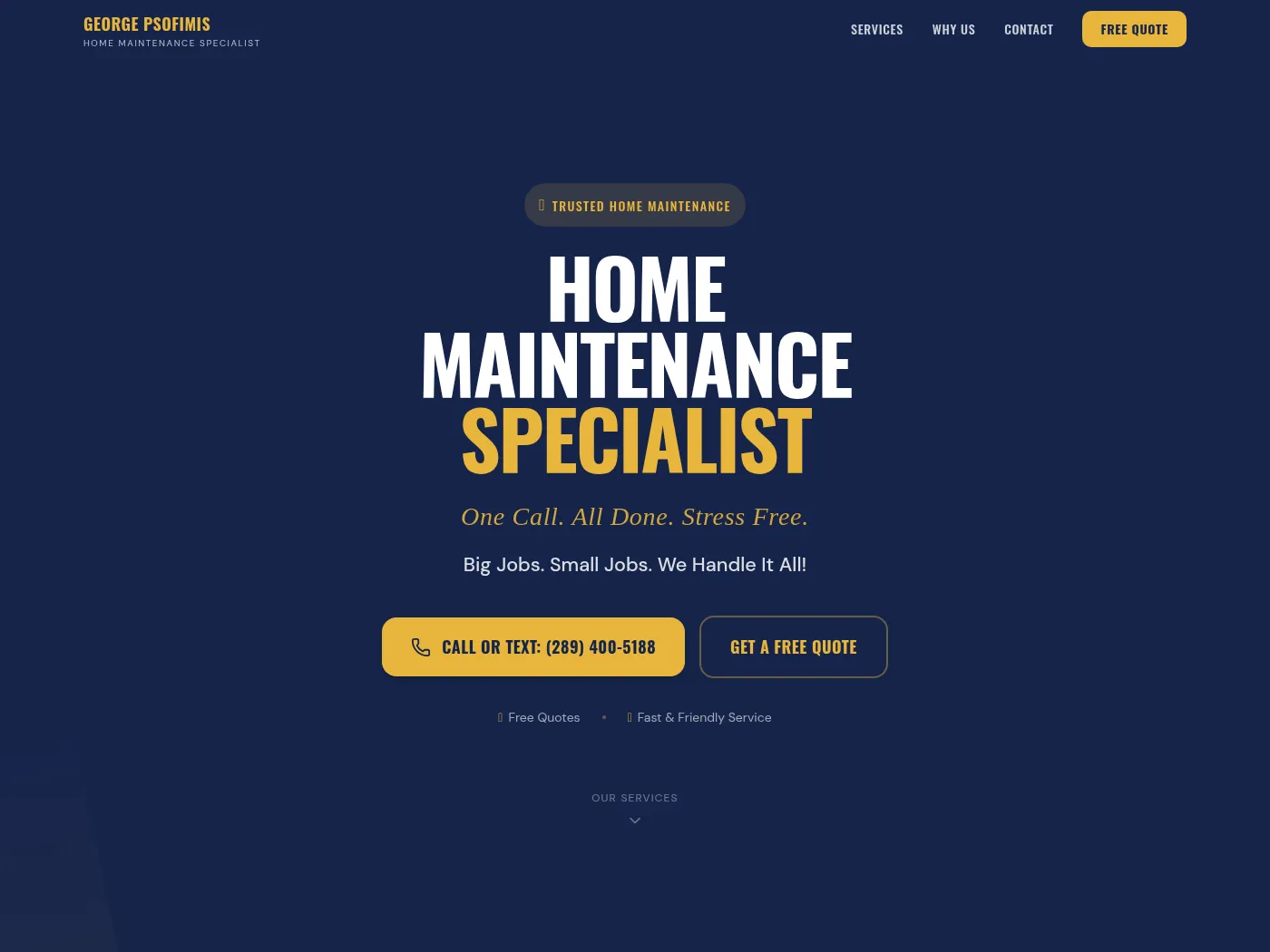 Handyman Hero Site