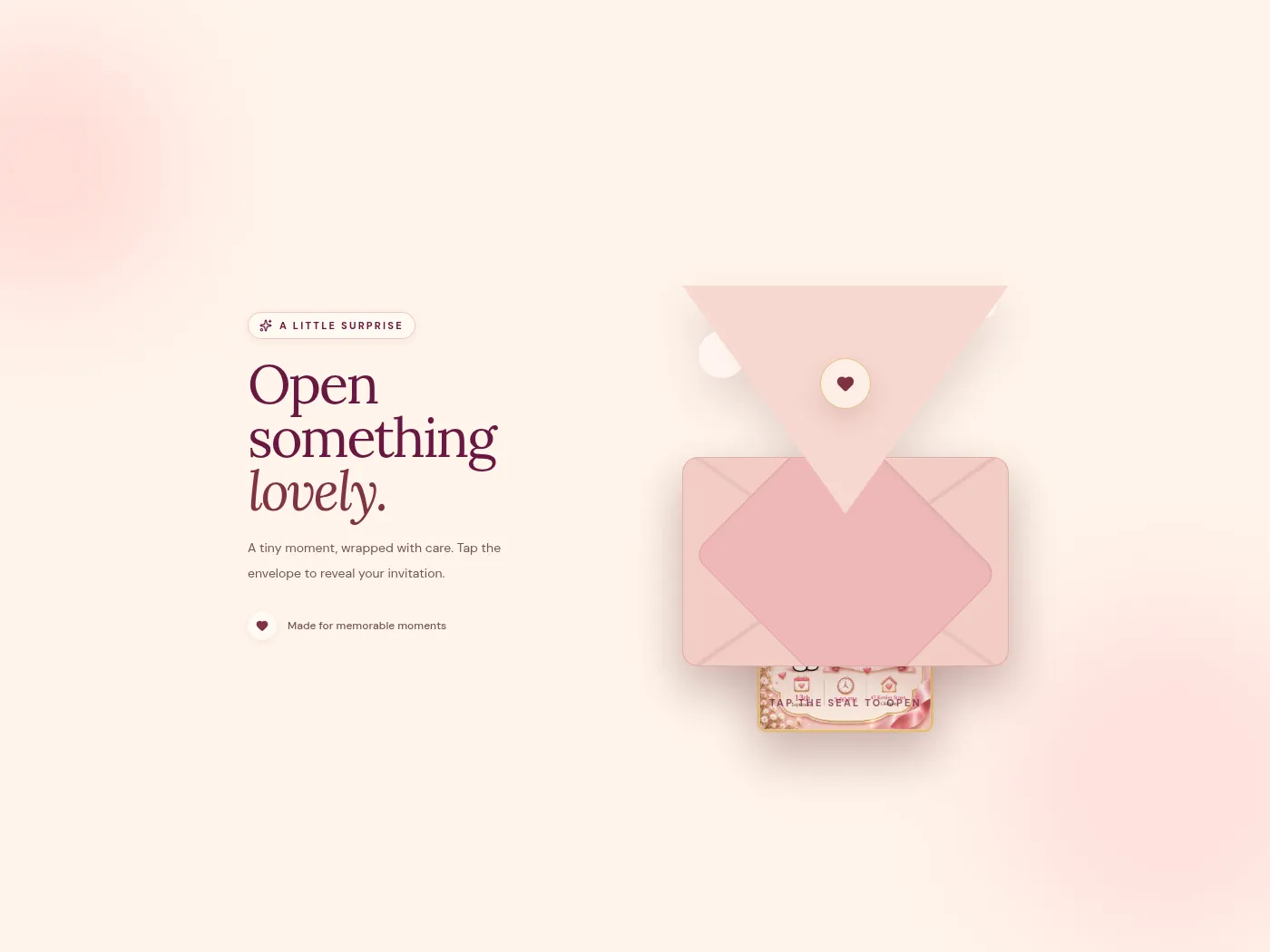 Motion Envelope Card