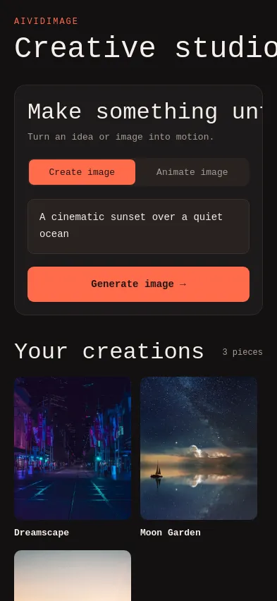 AIVidImage Studio