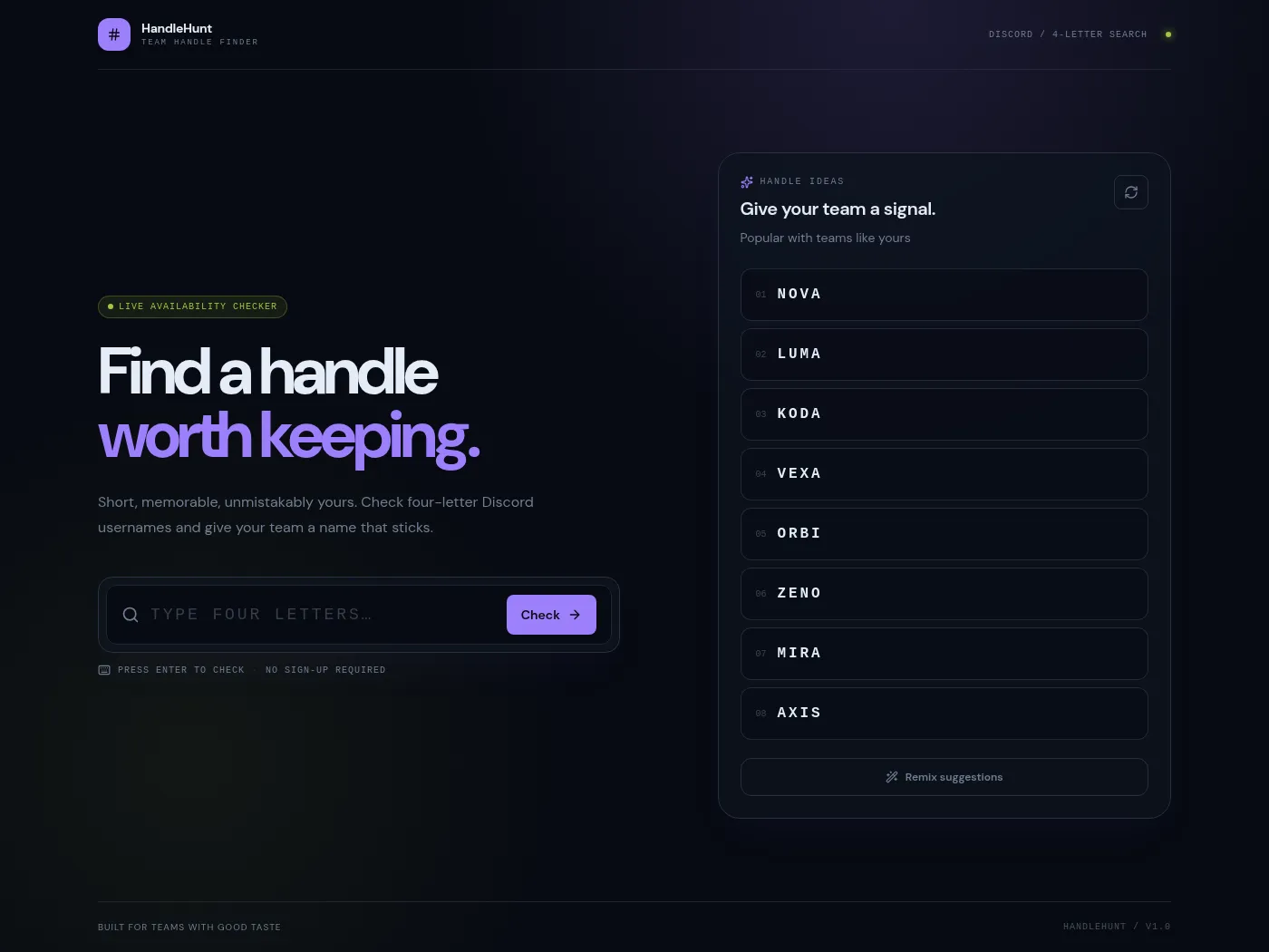 HandleHunt