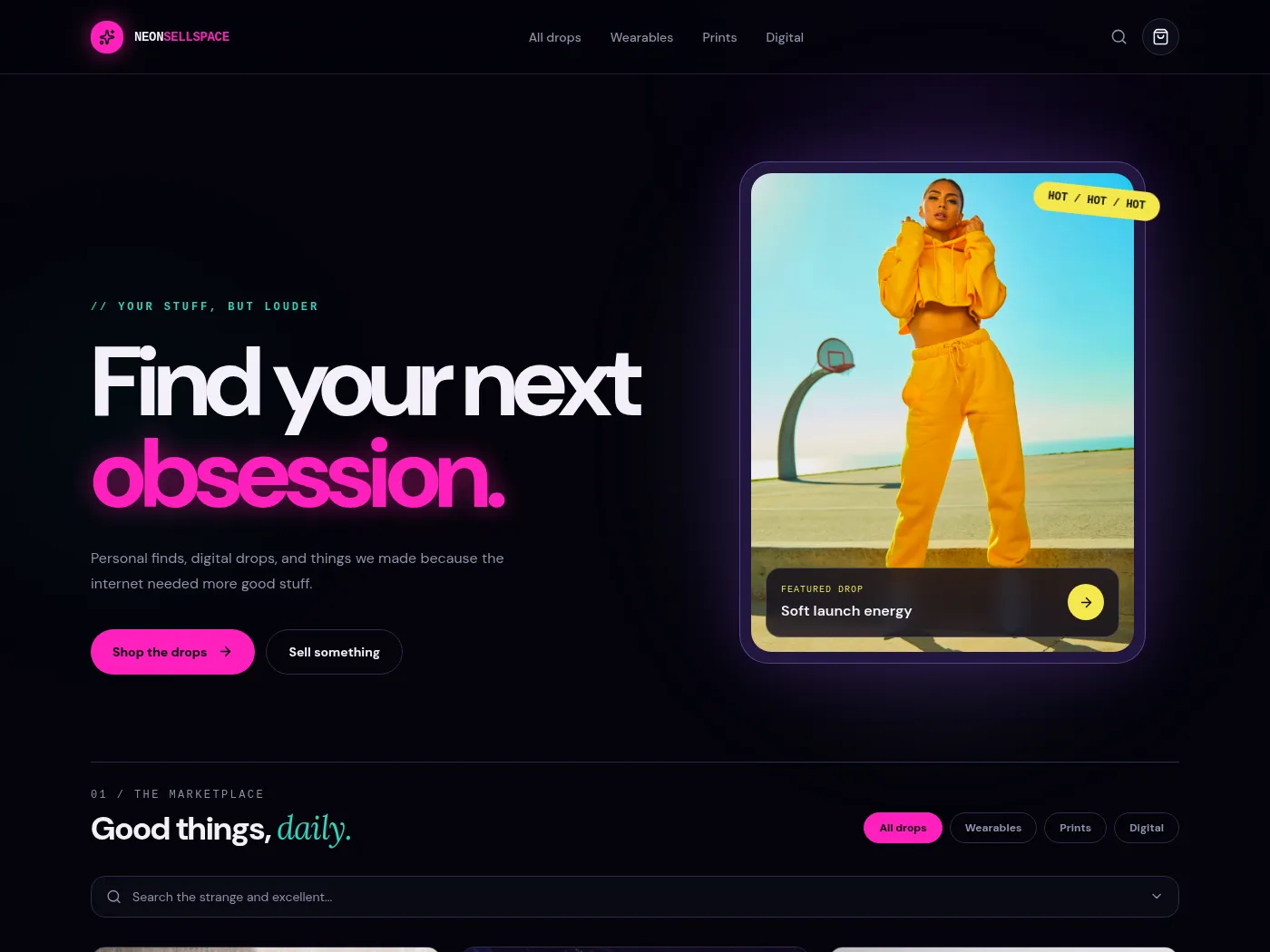 Neon SellSpace