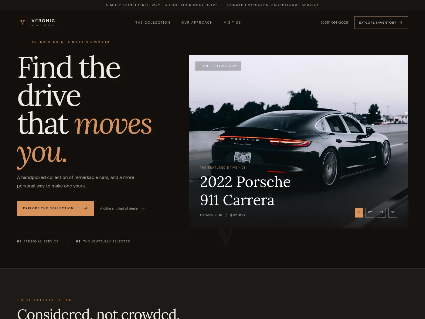 Veronic Motors Website