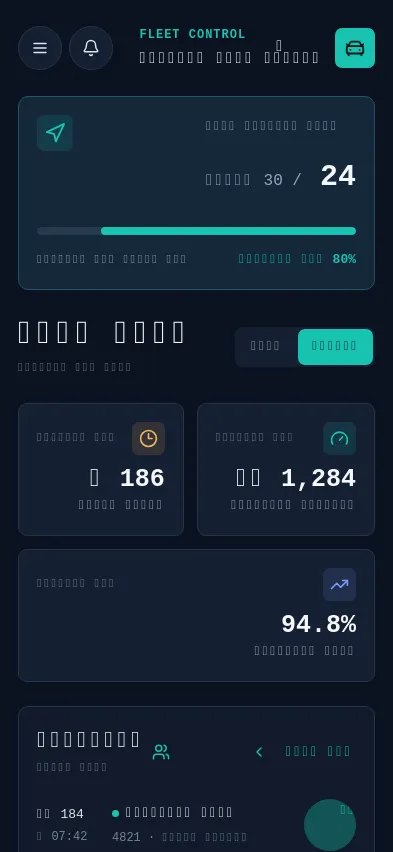 Taxi Fleet Manager App