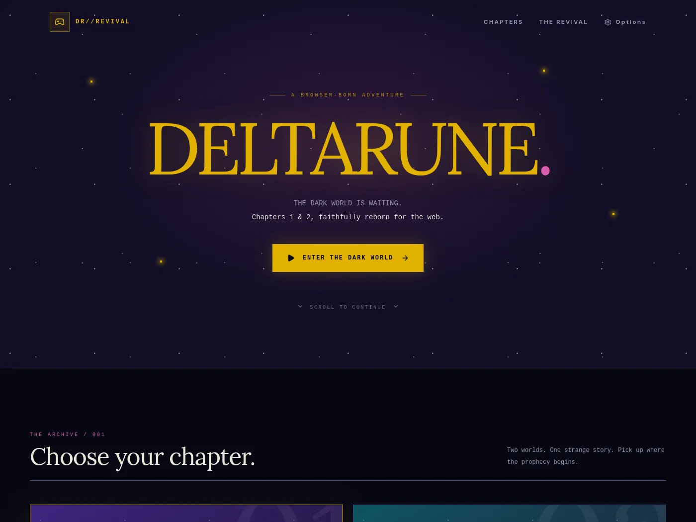 Deltarune Web Revival