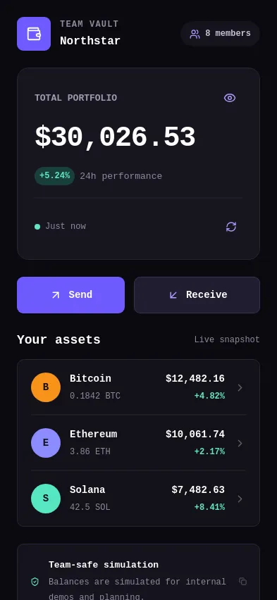 Phantom Wallet Simulator