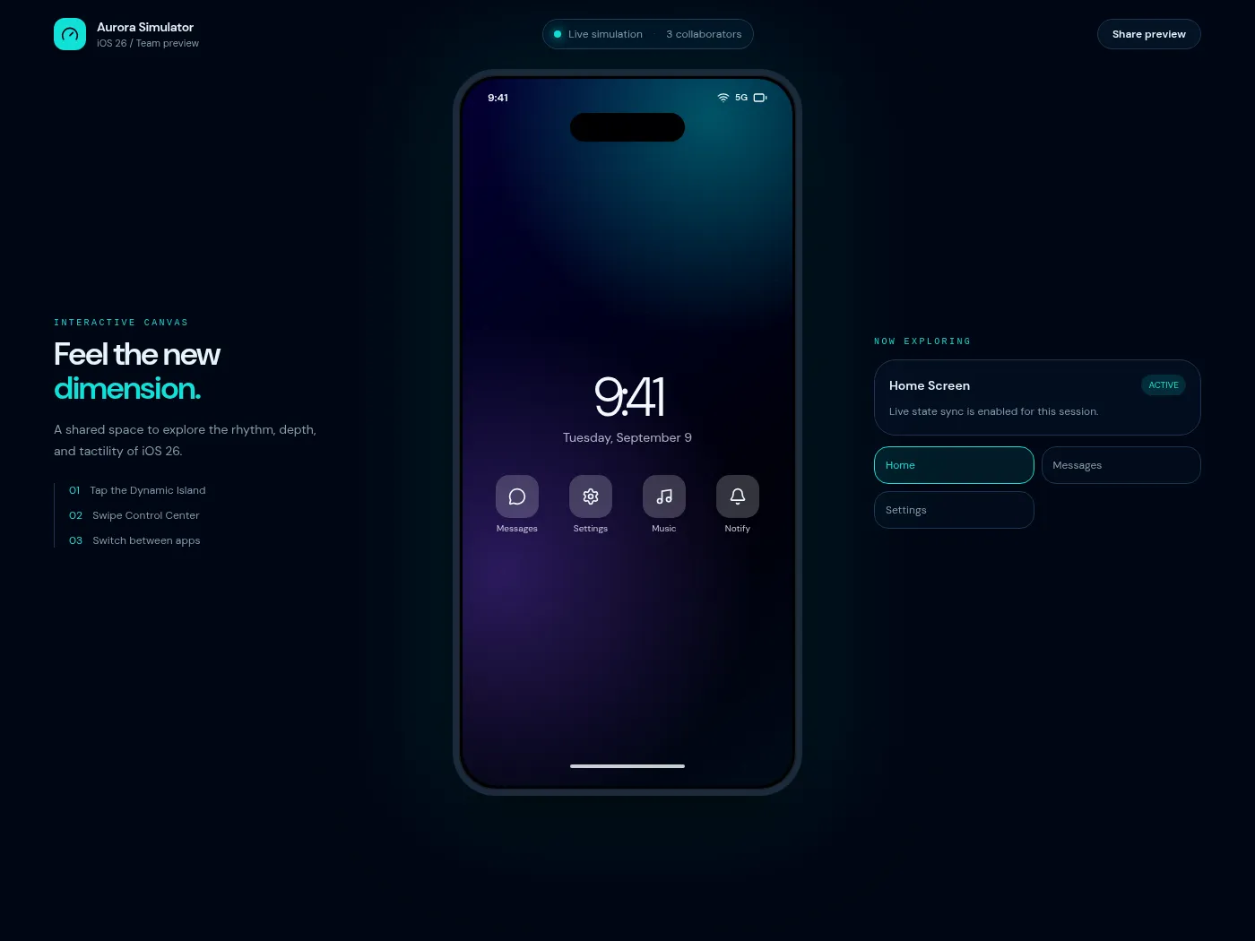 iOS 26 Simulator Web
