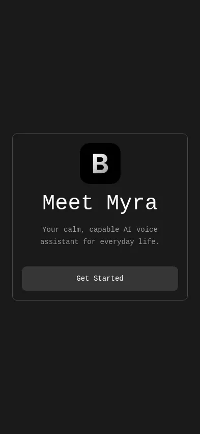 Myra Voice Assistant