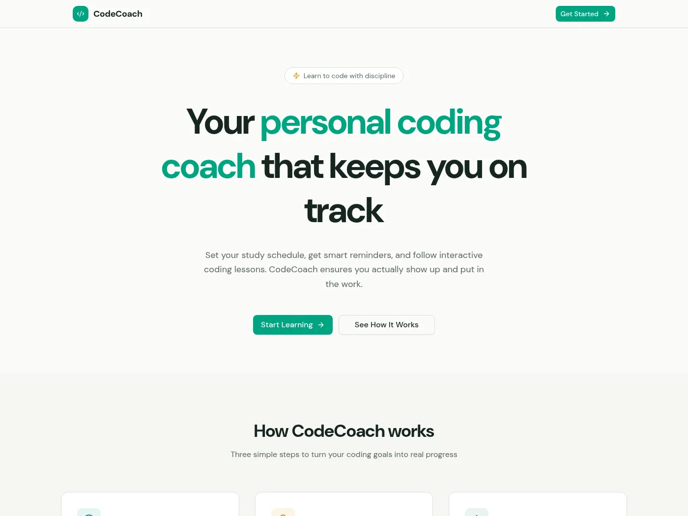 CodeCoach Scheduler
