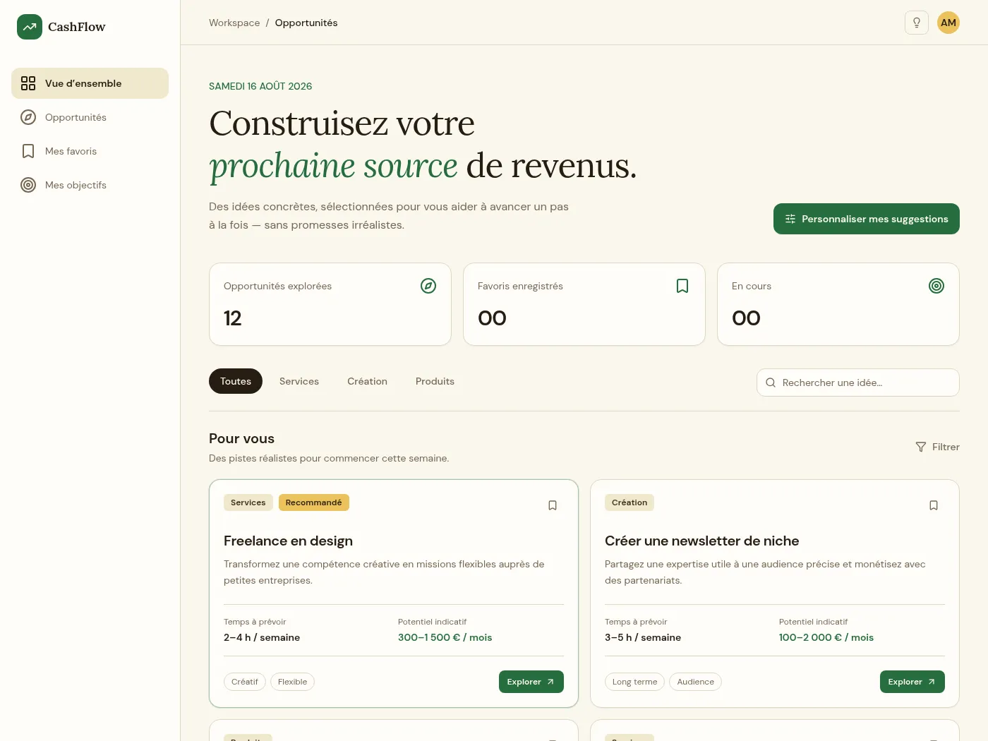 CashFlow Creator