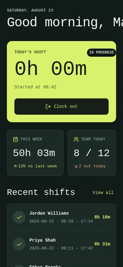Daily Time Tracker