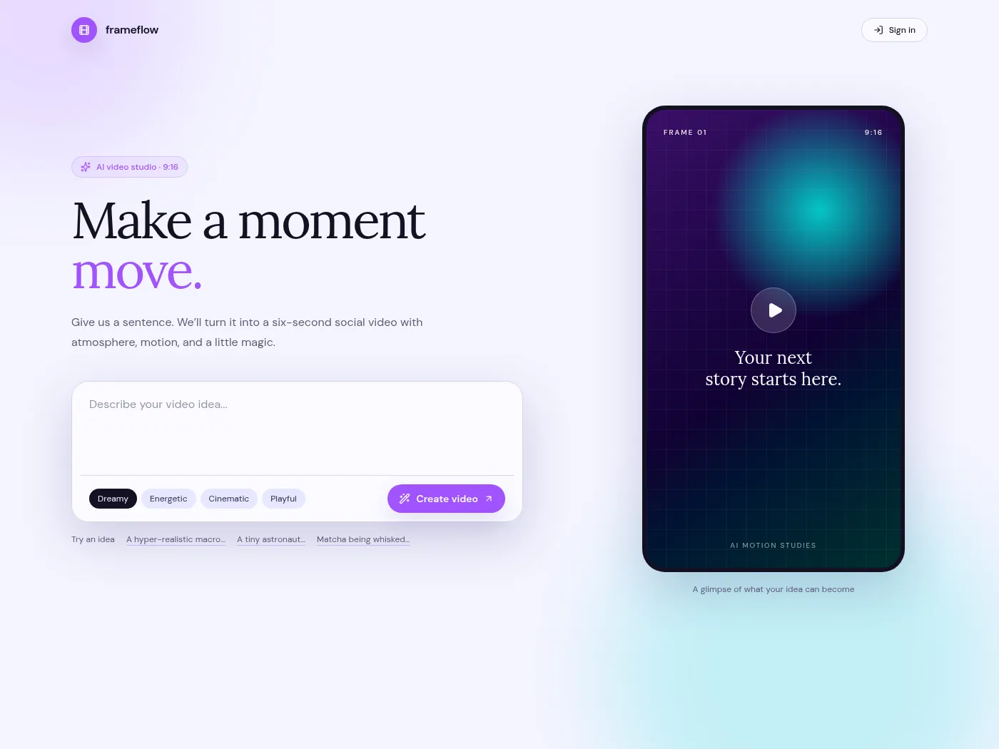 Instant Video Creator
