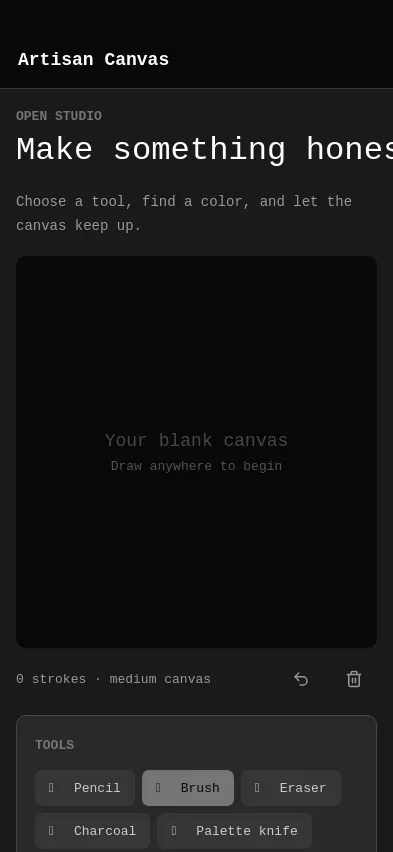 Artisan Canvas Mobile