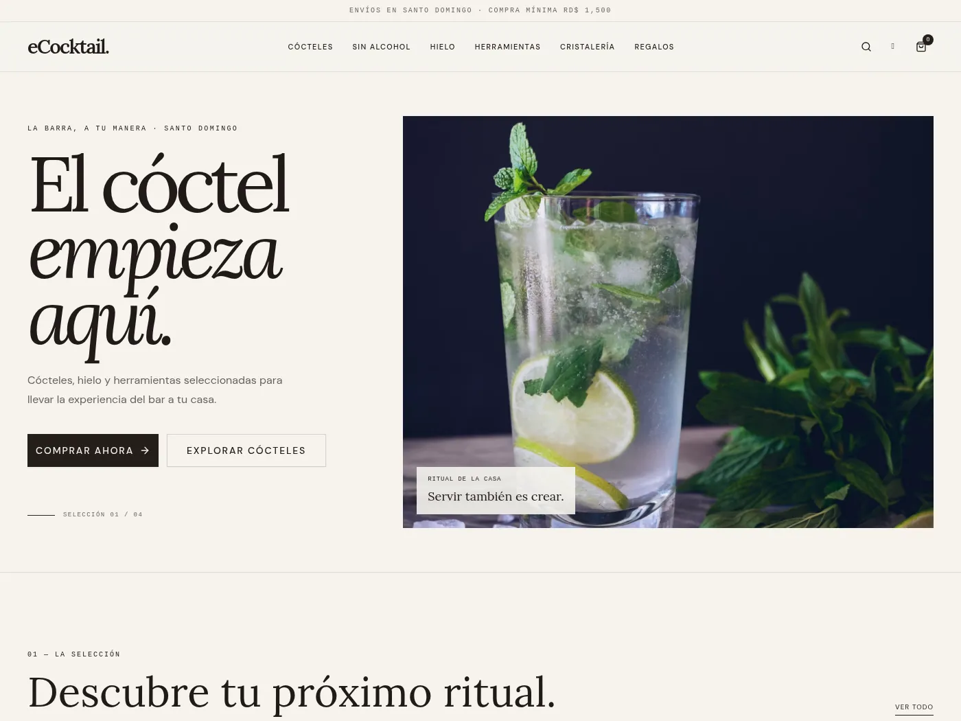 eCocktail Premium Marketplace
