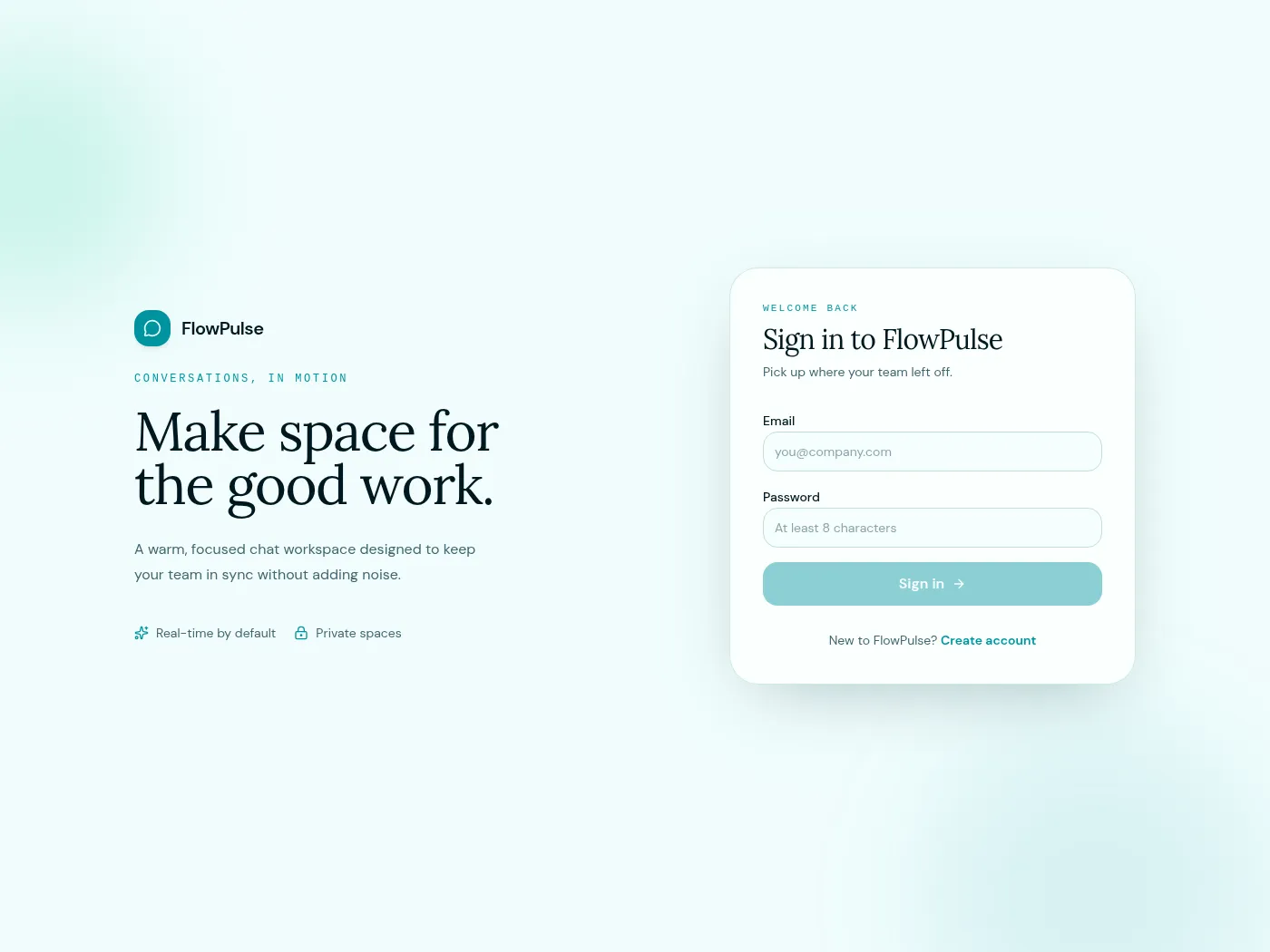 FlowPulse Chat App
