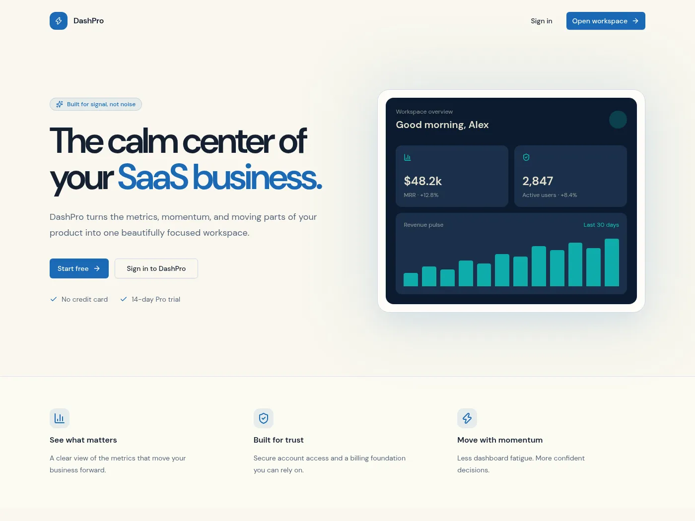 SaaS DashPro