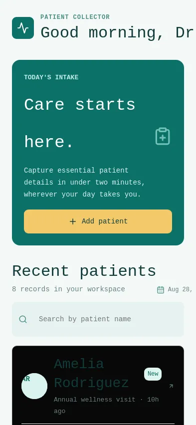 Patient Collector