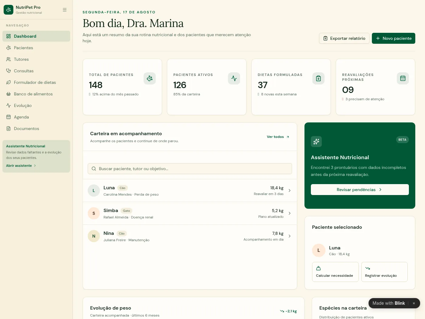 NutriPet Pro Suite