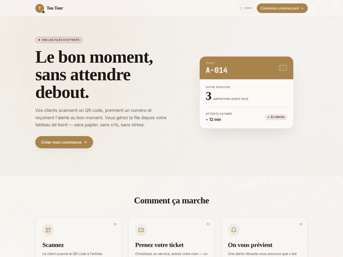 Ton Tour Queue System