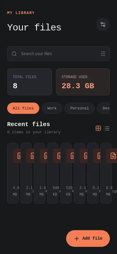 PDF Organizer Mobile