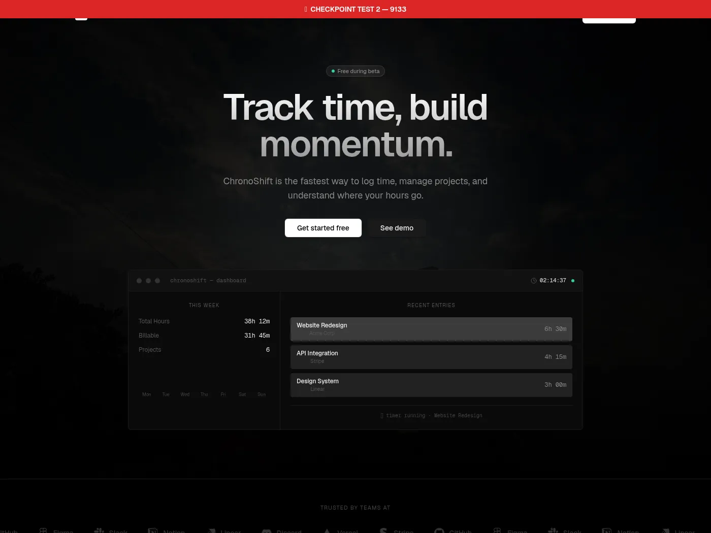 SaaS Time Tracker Pro
