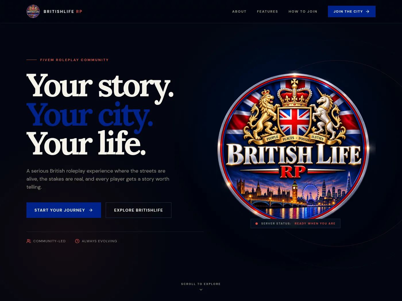 BritishLife RP Portal
