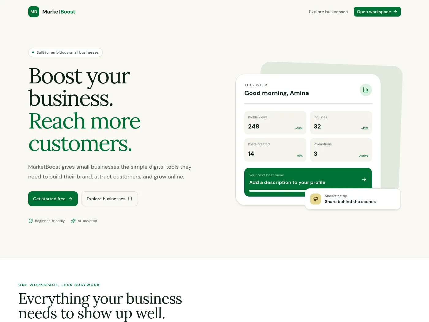 MarketBoost Mobile Suite