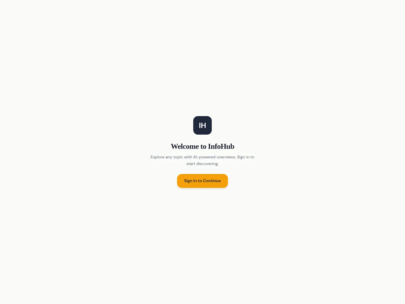 InfoHub App