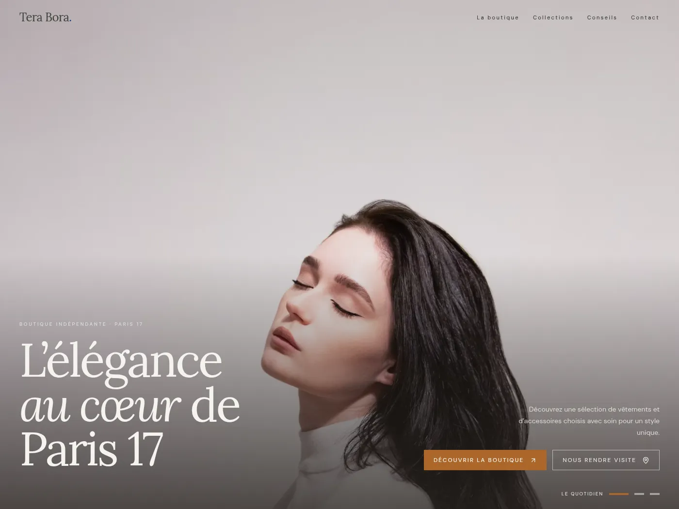 Tera Bora Paris Vitrine