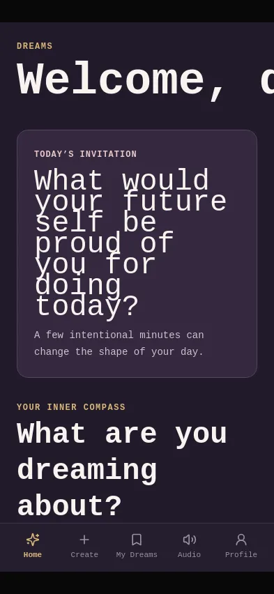 Dreams AI Manifestation App