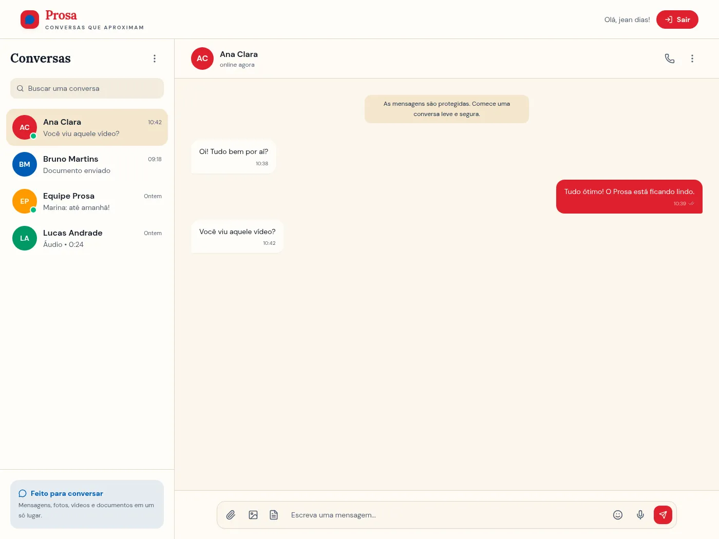 Prosa Messenger