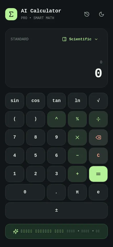 AI Calculator Pro