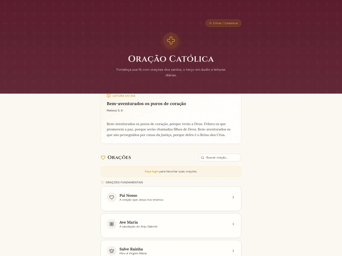 Oração Católica App