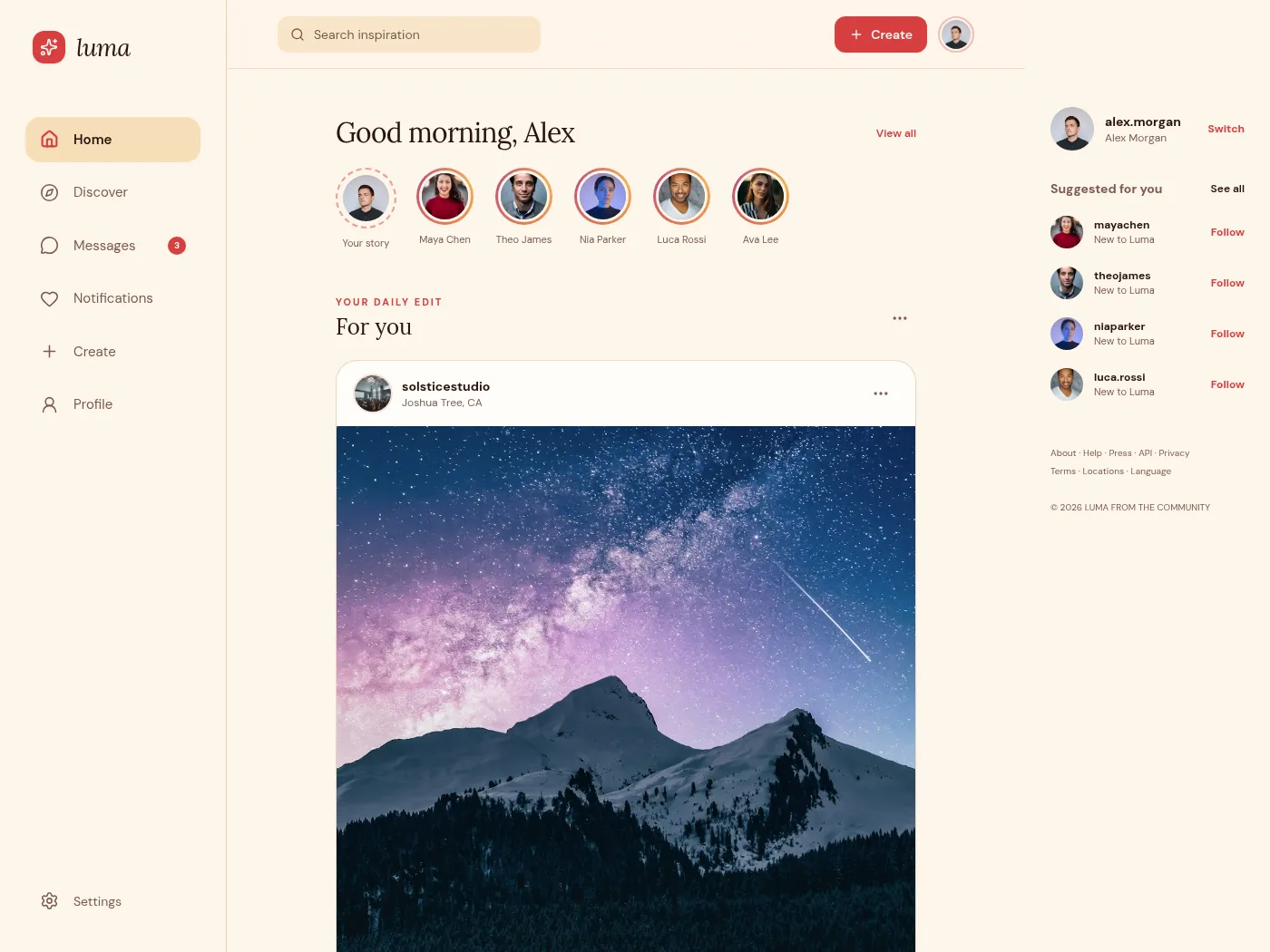 InstaClone Social Hub