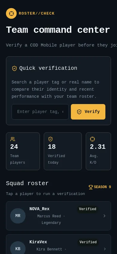 COD Mobile Auth Check