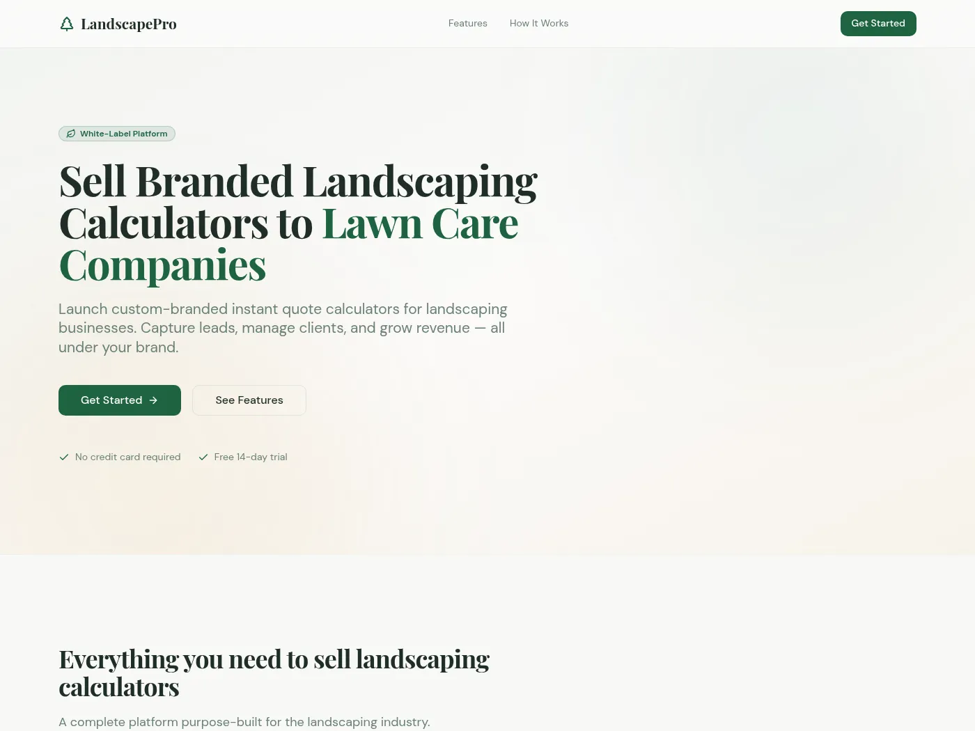 LandscapePro Platform