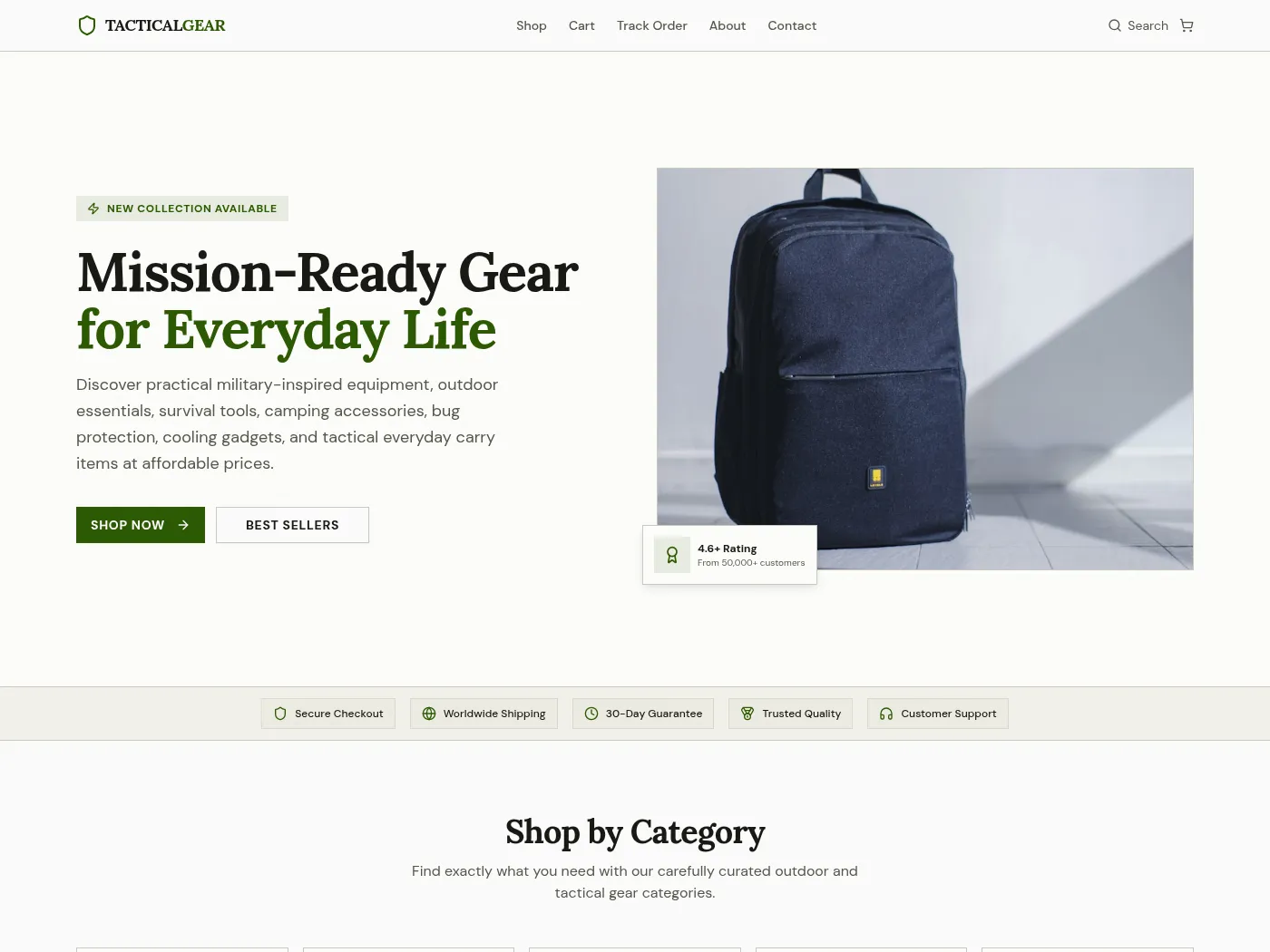 Tactical Gear Dropship Store