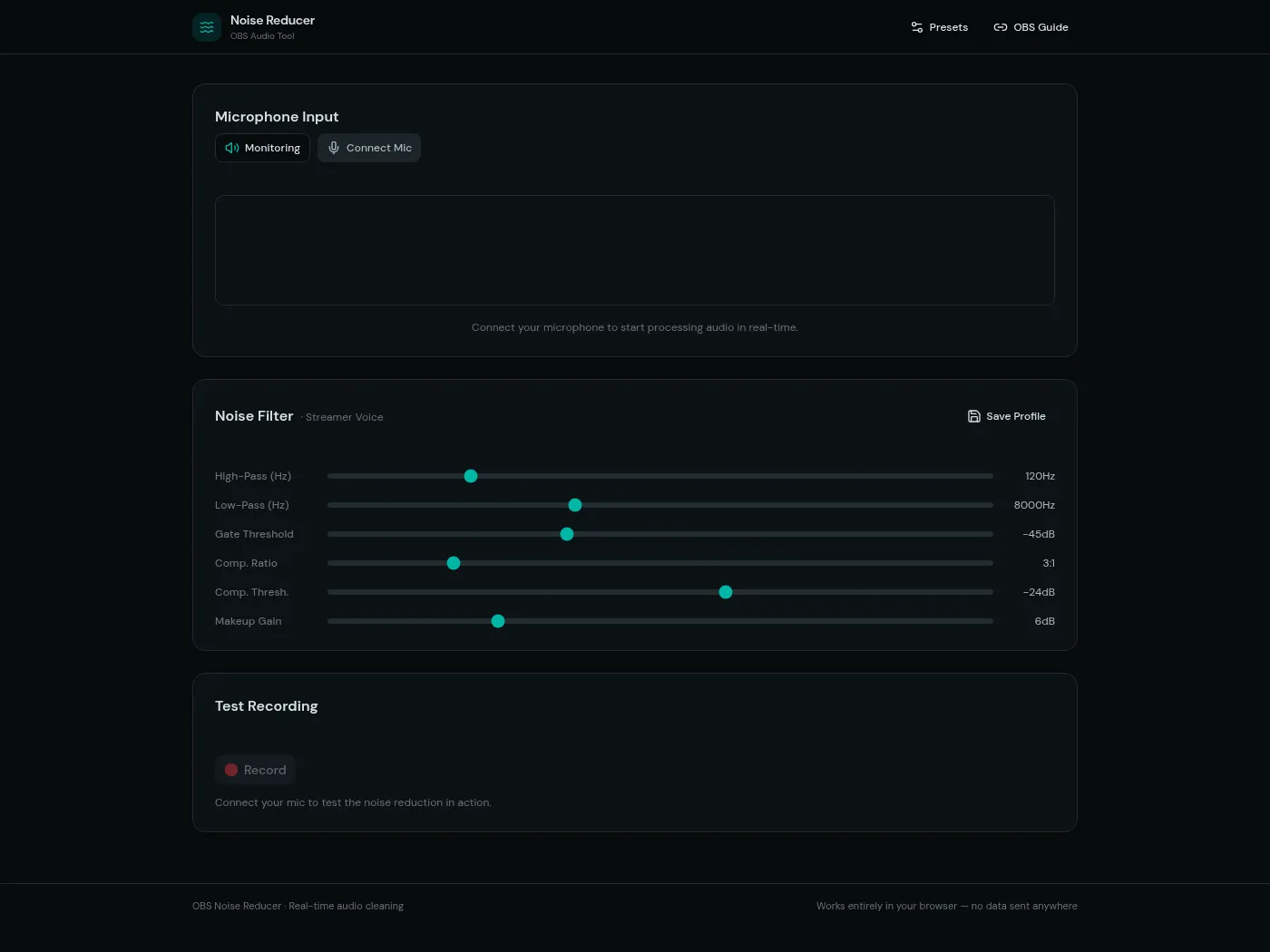 OBS Noise Reducer