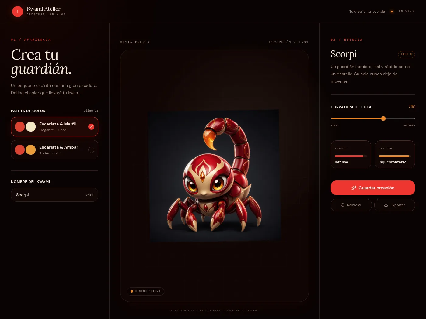 Scorpio Kwami Creator