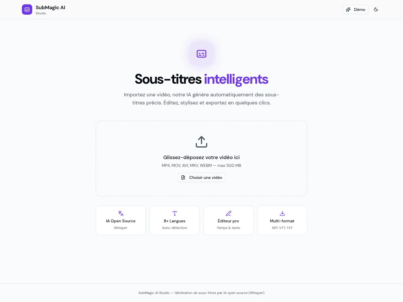 SubMagic AI Studio