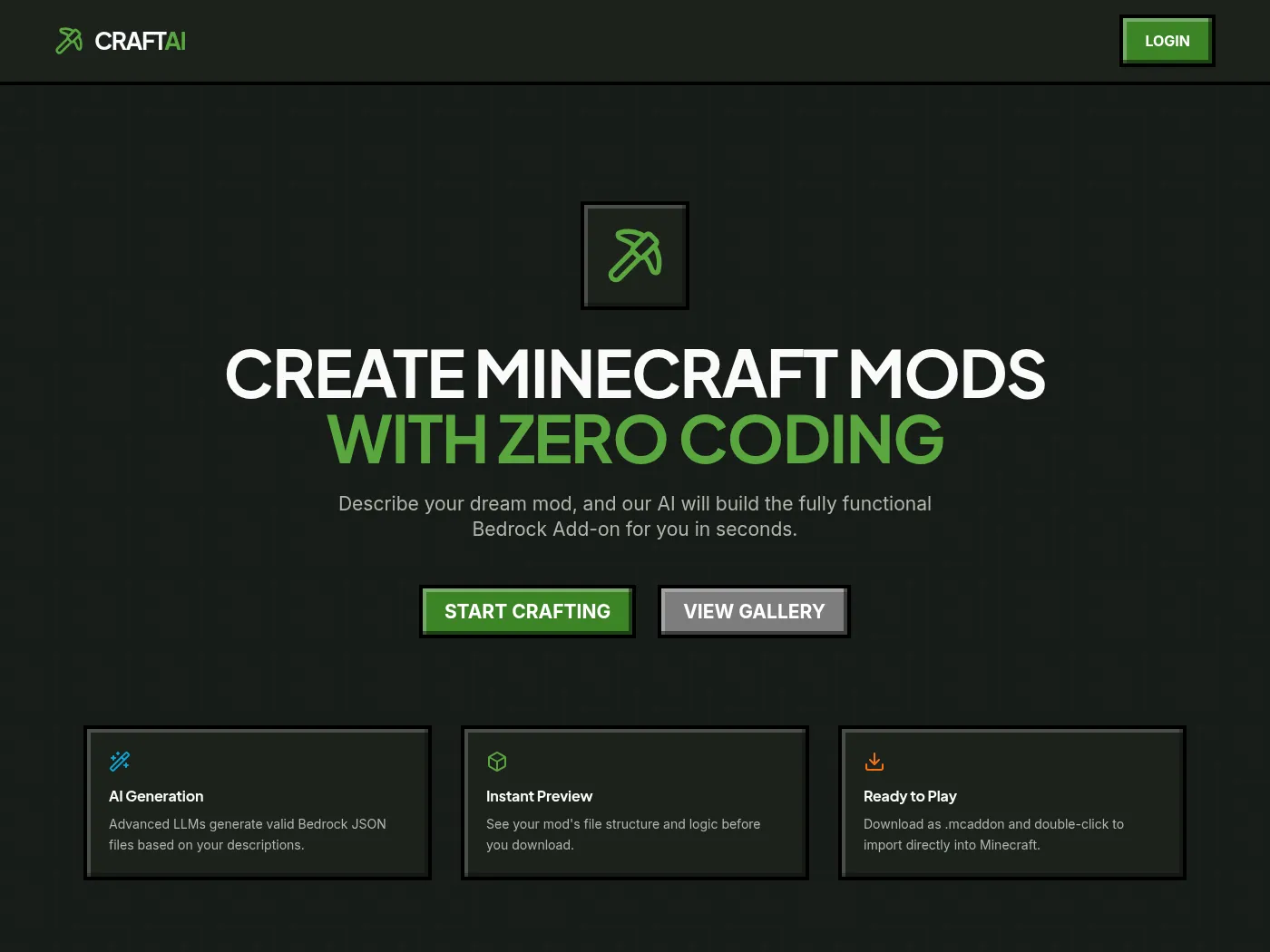 AI Minecraft Mod Builder